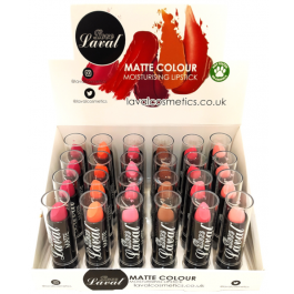 Laval Matte Colour Lipstick Tray x 24 | Exquisite Cosmetics