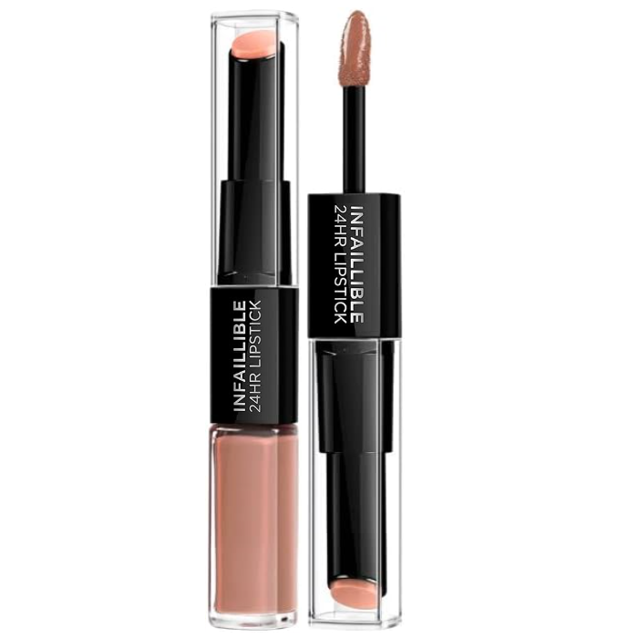 L'Oreal Infallible 24HR Duo Lipstick 113 Invincible Sable | Exquisite ...