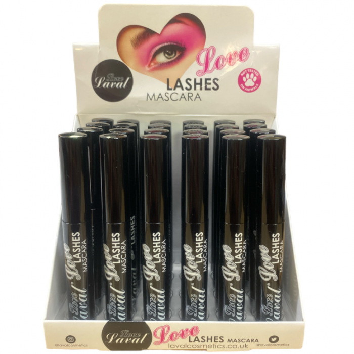 Laval Love Lashes Mascara Black Tray x 24 | Exquisite Cosmetics