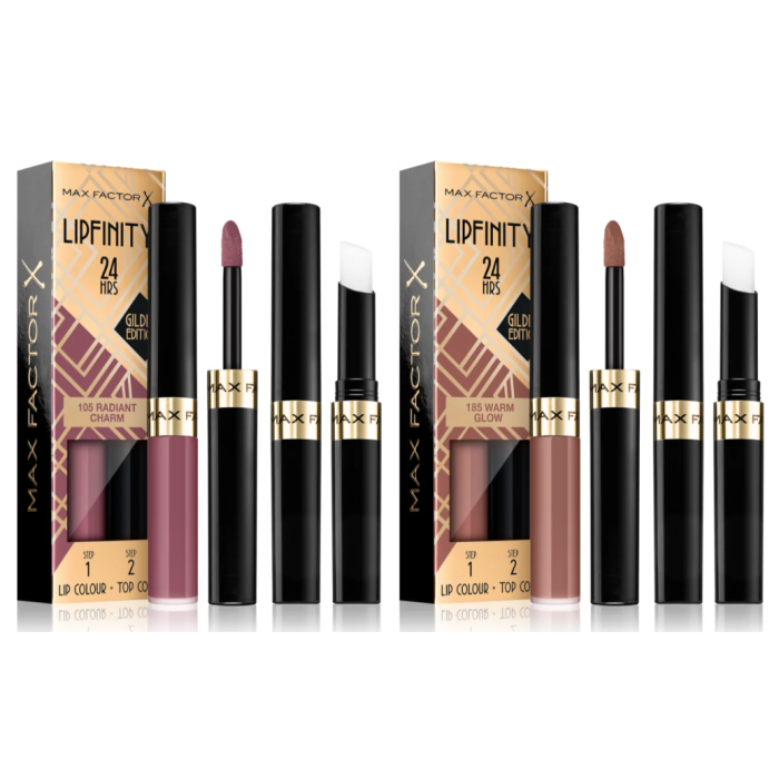 Max Factor Lipfinity 24HRS Duo Lip Colour + Top Coat Pack Of 3 ...