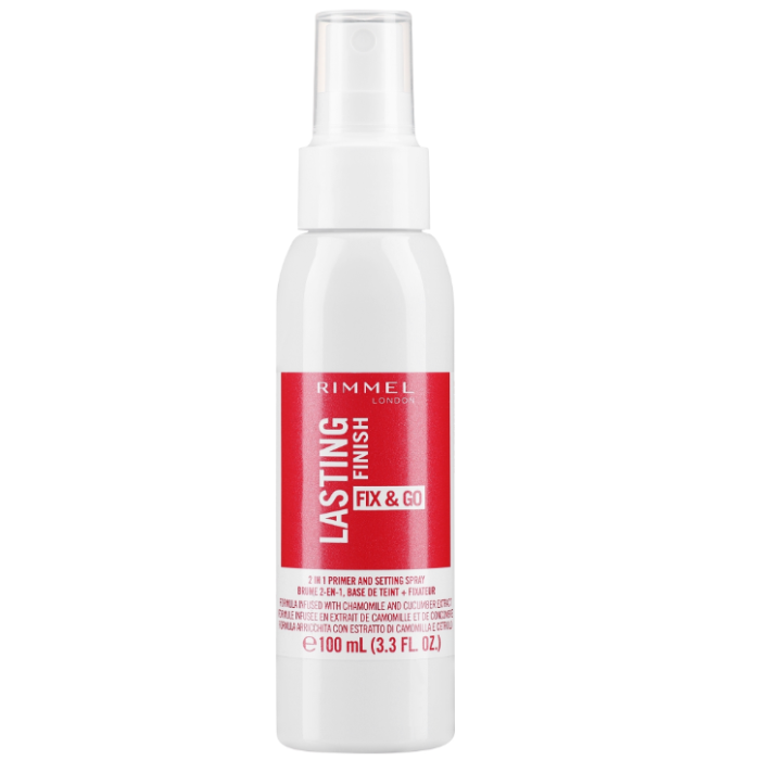Rimmel Lasting Finish Fix & Go 2 in 1 Primer And Setting Spray ...